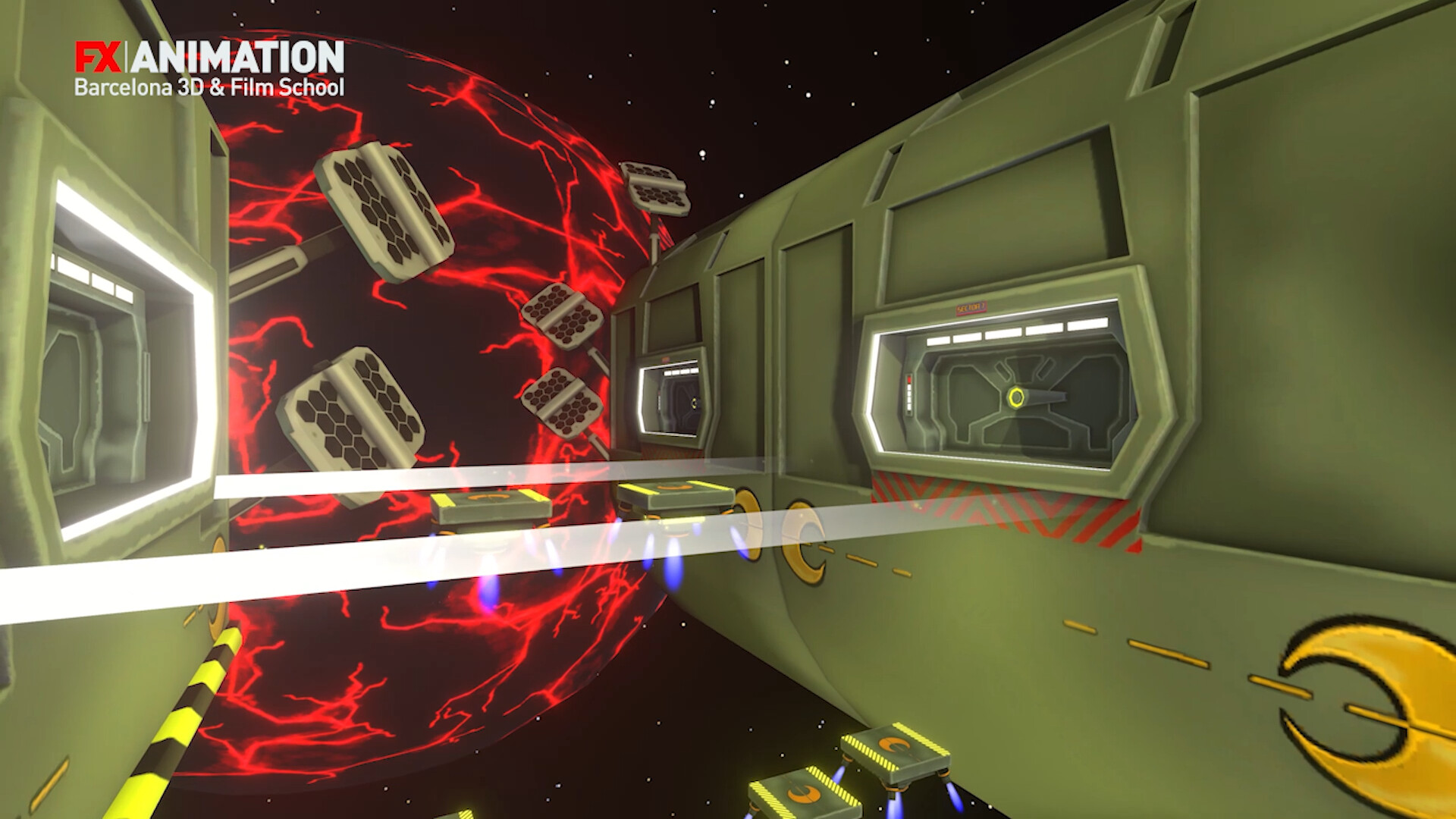 ArtStation - Spaceship platformer