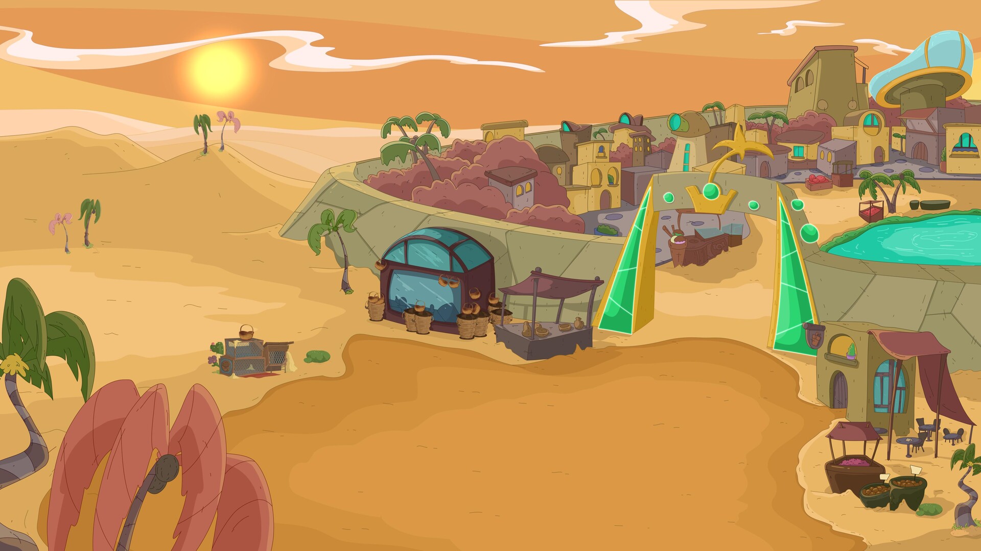 ArtStation - 2D CARTOON BACKGROUNDs