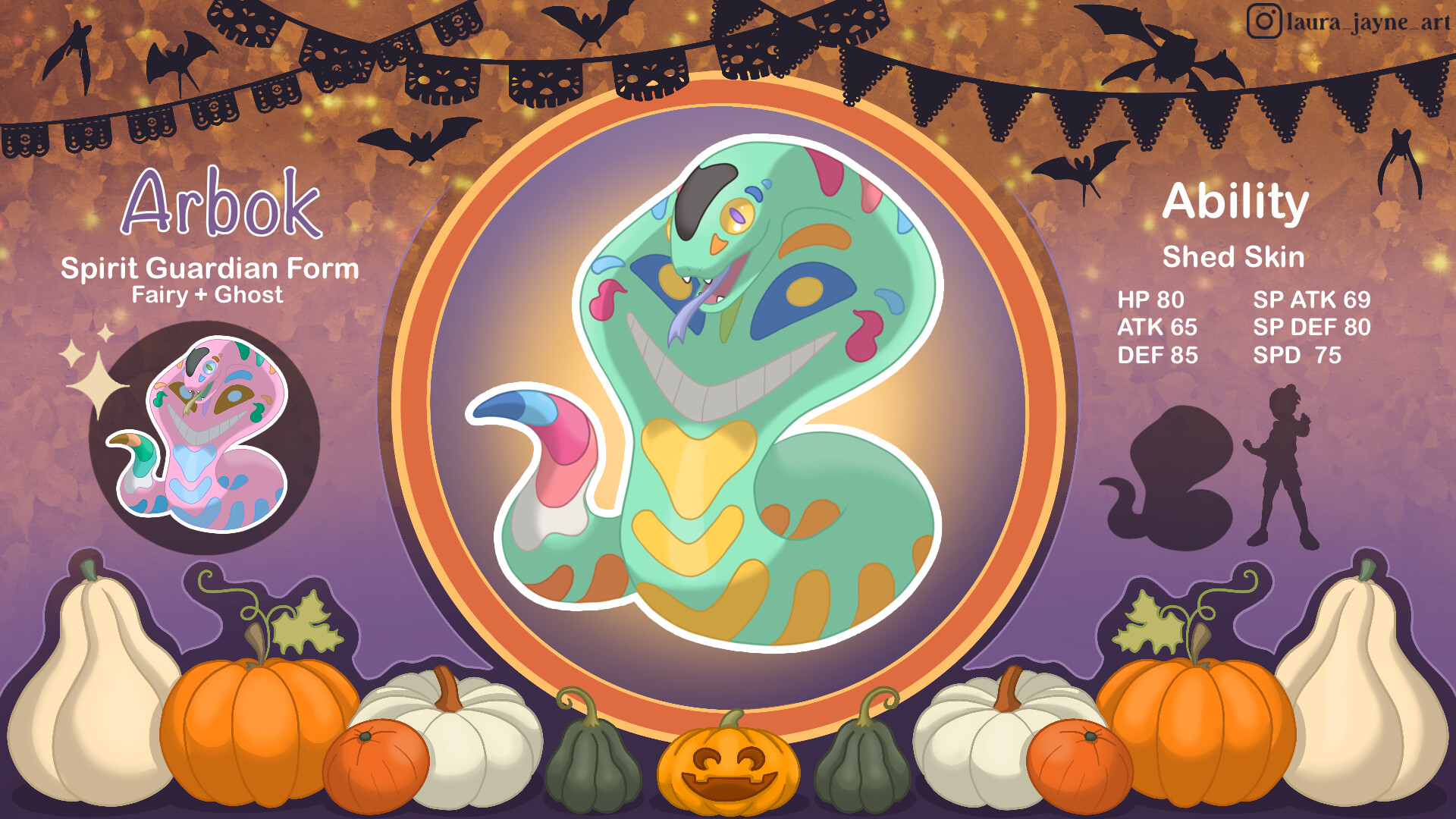 ArtStation - Hallowed Pokémon - Arbok