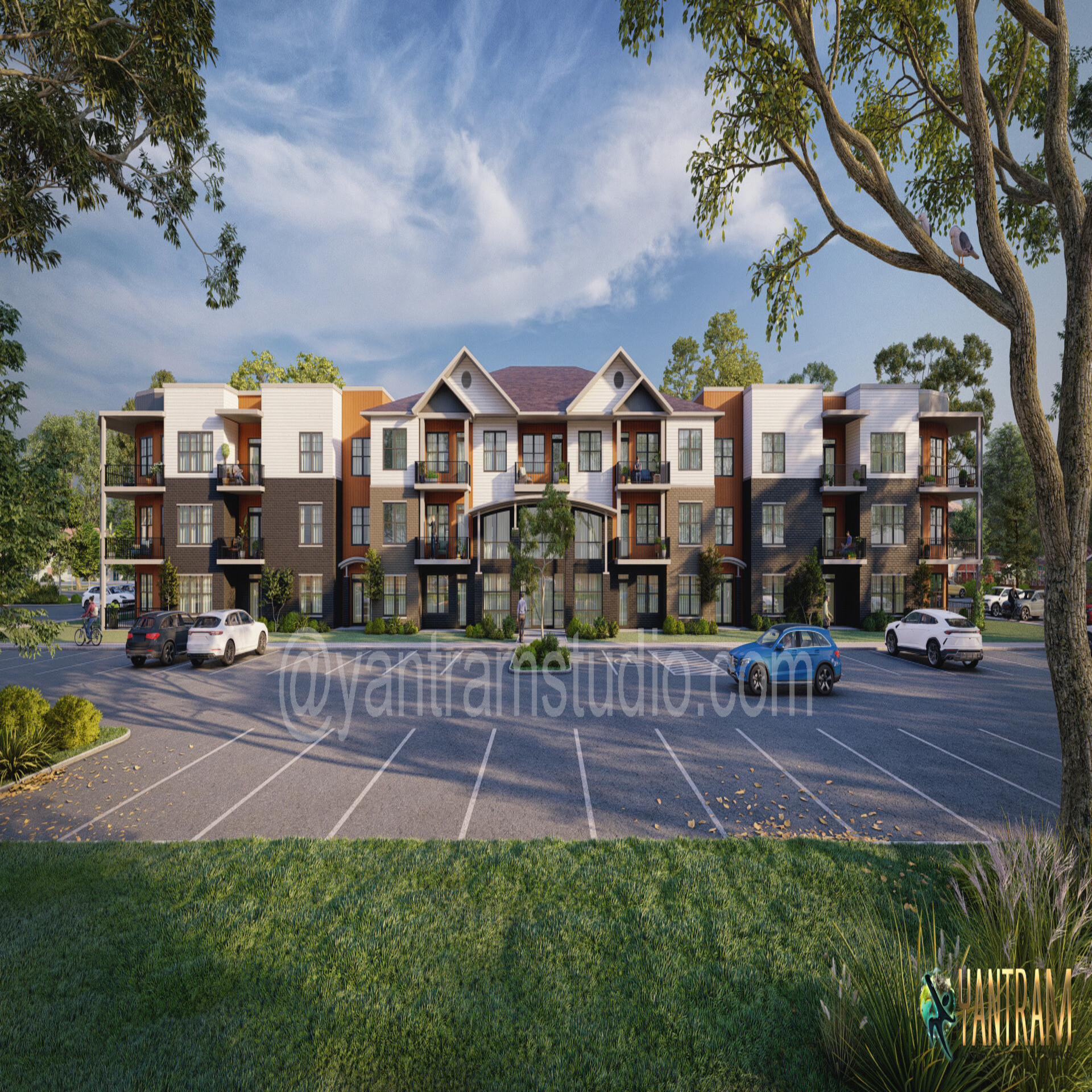 ArtStation - 3D Architectural Visualization Visualize a Residential Apartments in Santiago ...