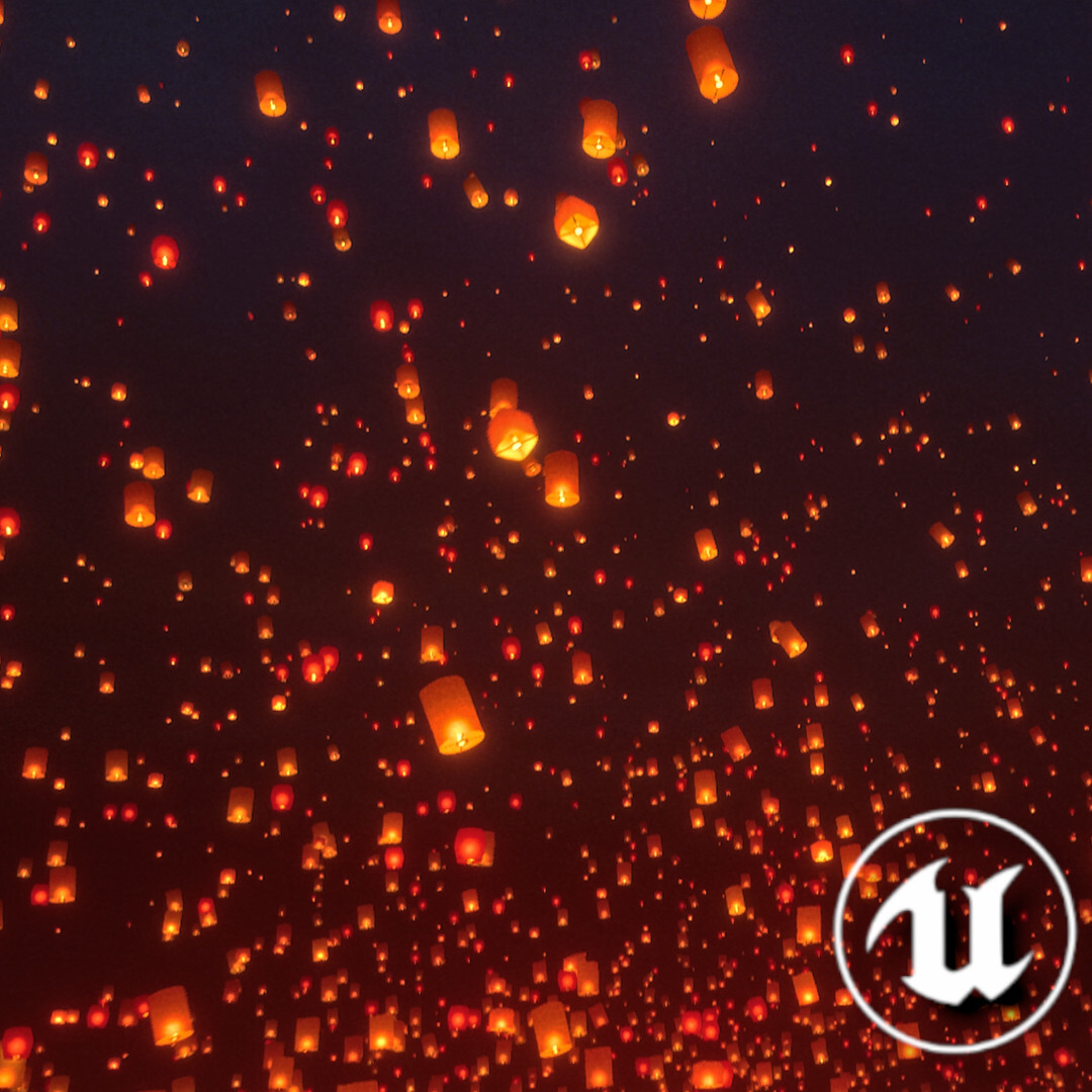 ArtStation - Sky Lanterns in Unreal Engine 5