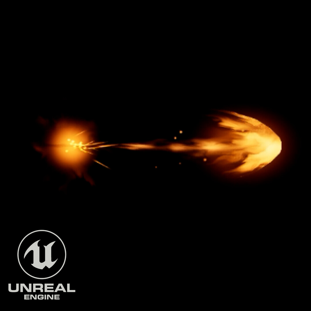 ArtStation - 1 Week 1 VFX - 05 - Fire Projectile