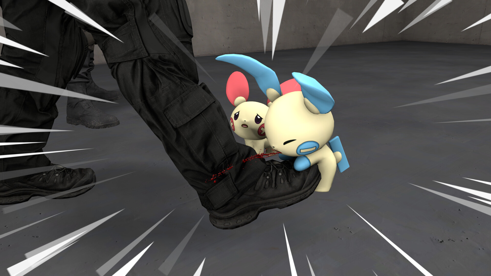 ArtStation - Plusle and Minun