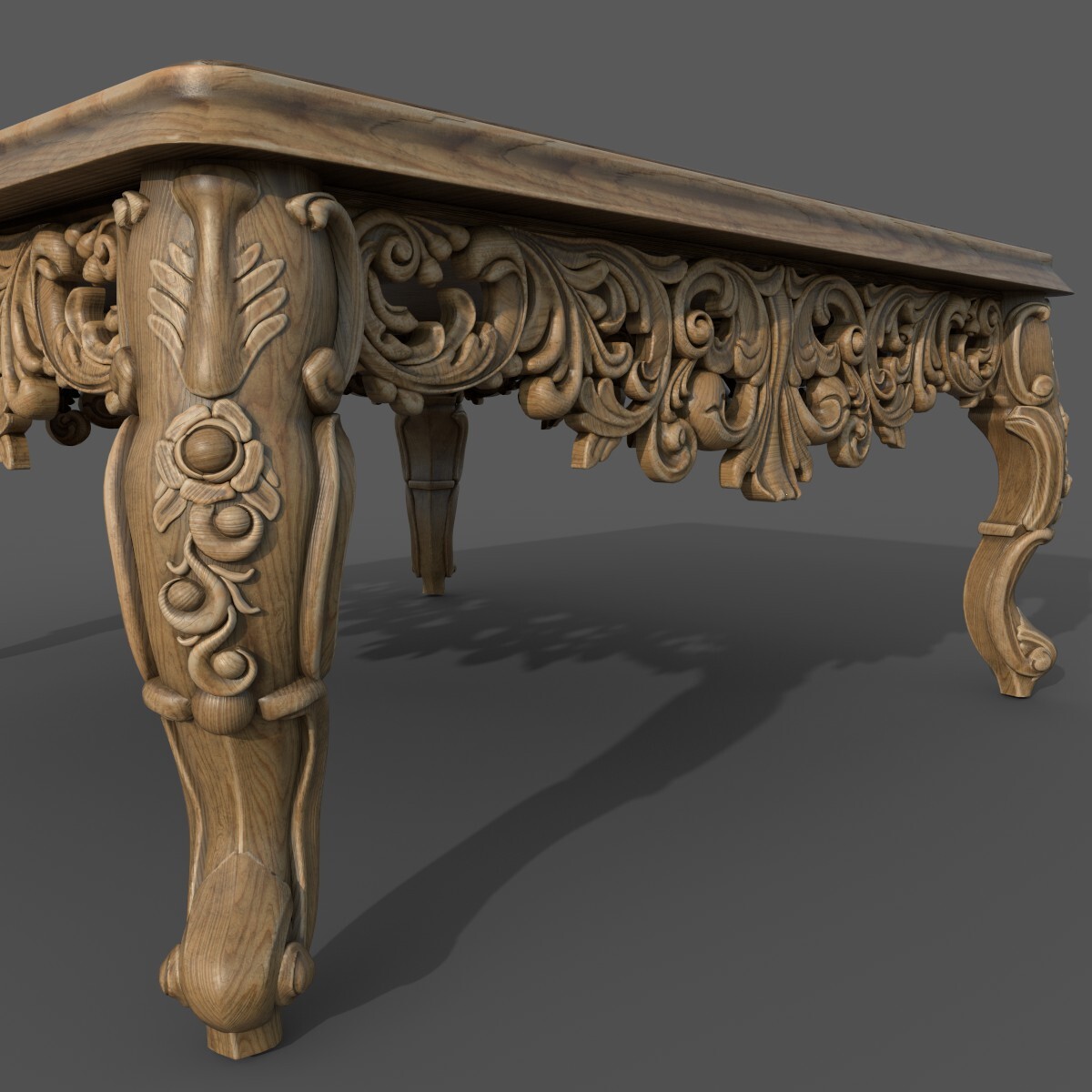 ArtStation - Wood Carving Table