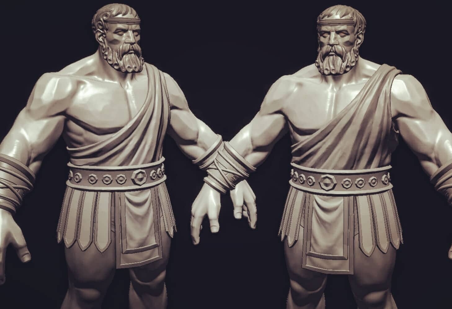 ArtStation - The Watcher World of Warcraft Concept sculpt