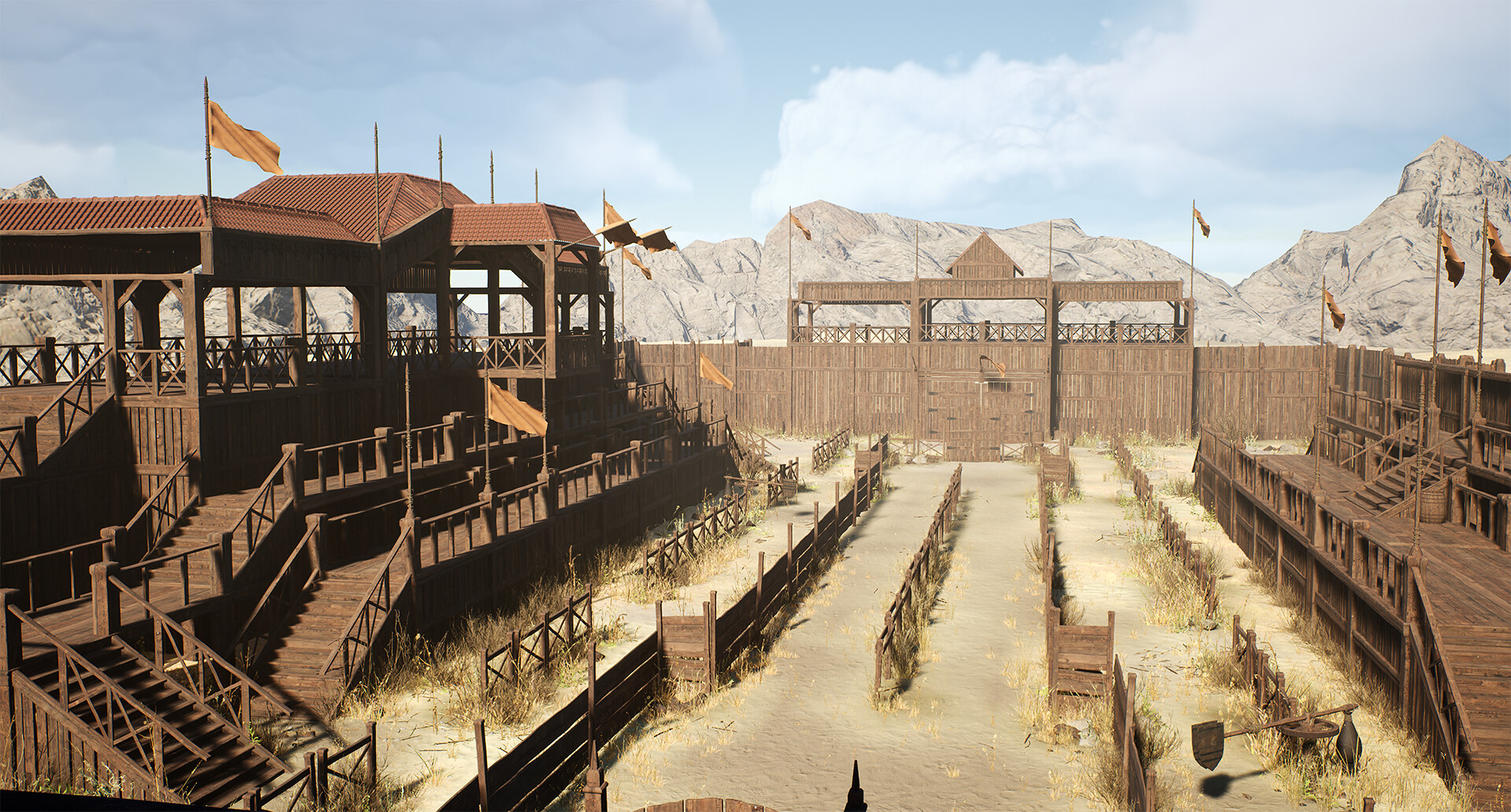 ArtStation - Map for horse battles. Claymore.