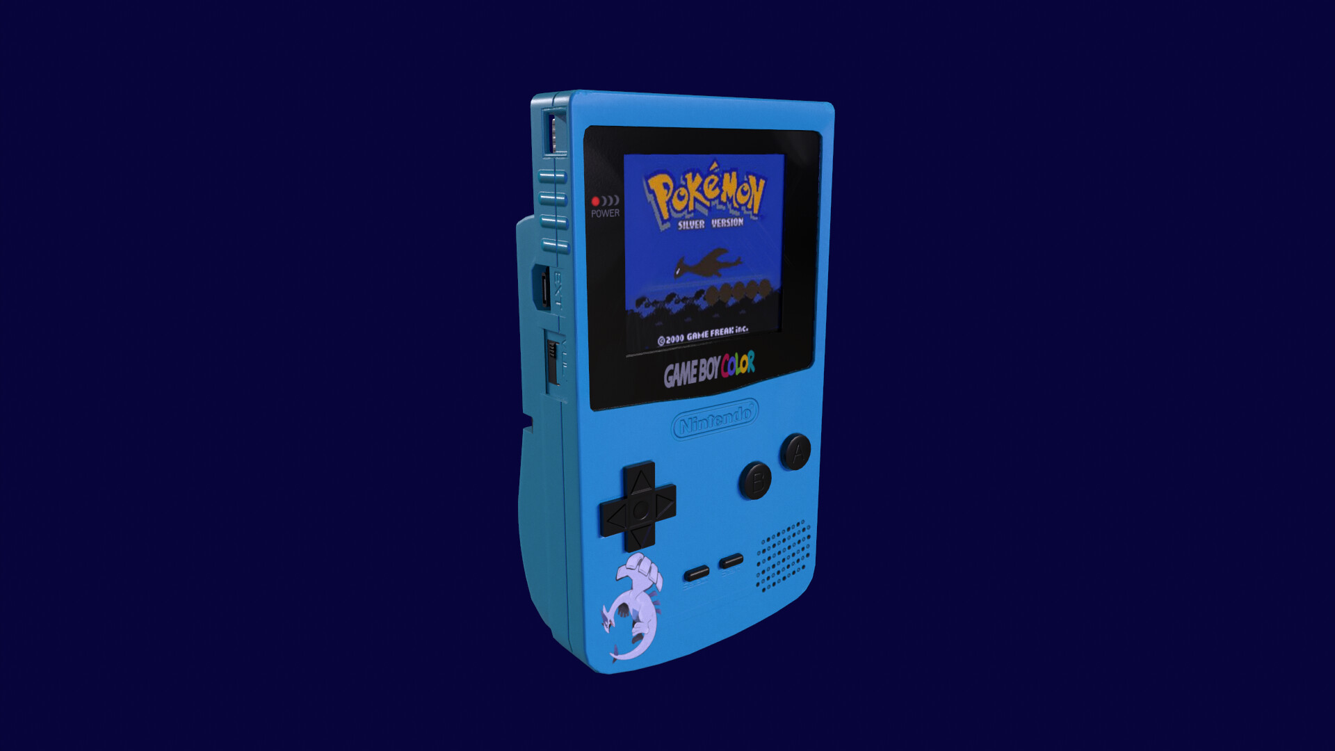 ArtStation - Gameboy Color - Pokemon Silver