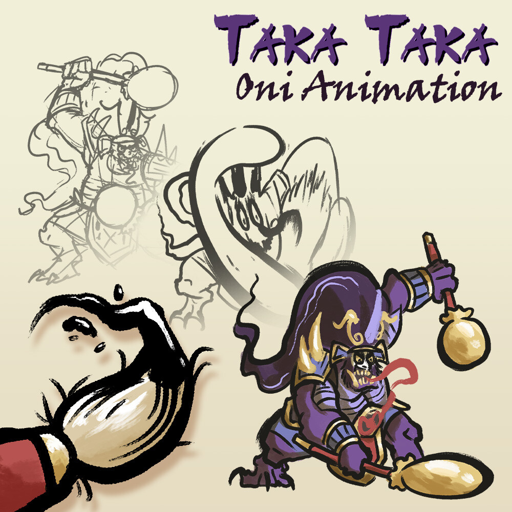 ArtStation - Oni Attack Animation (Taka Taka)