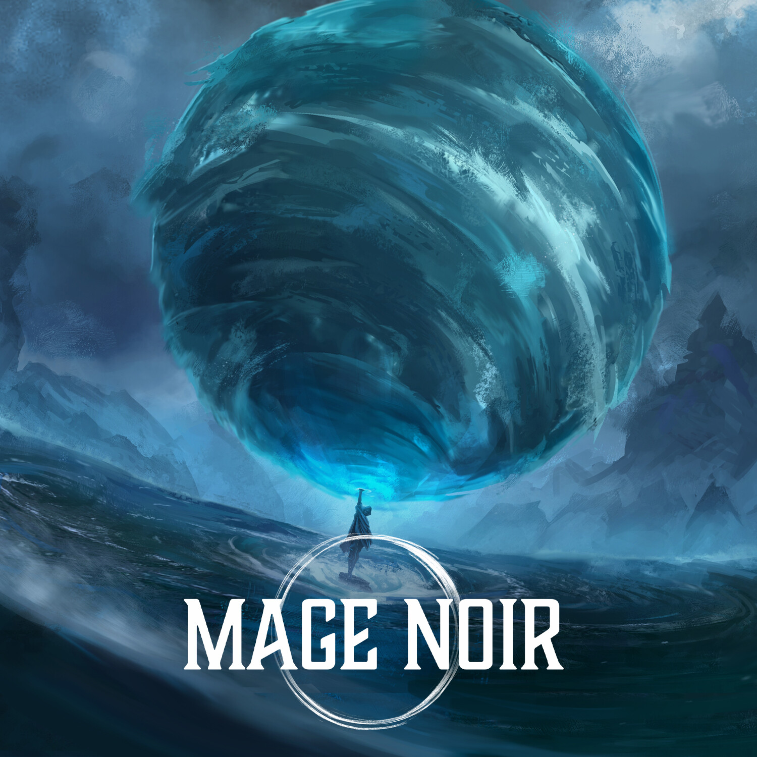 ArtStation - Mage noir water spells