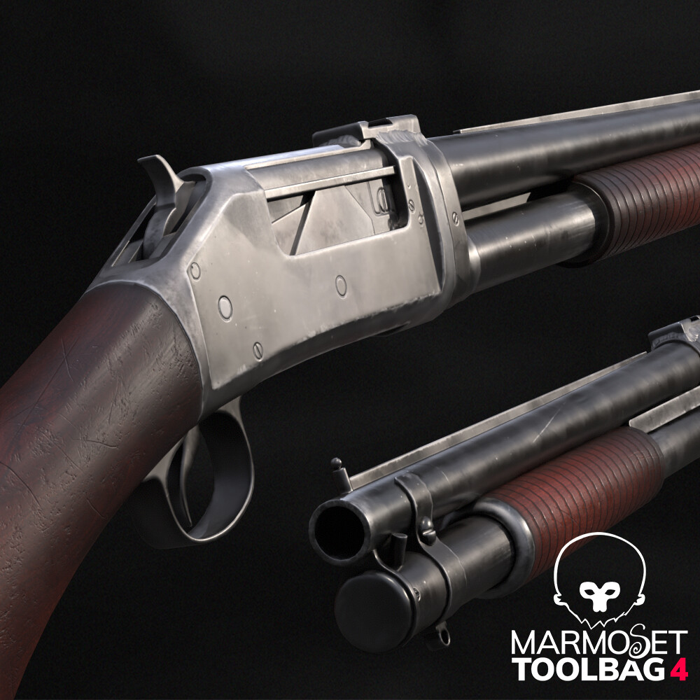 ArtStation - Winchester Model 1897