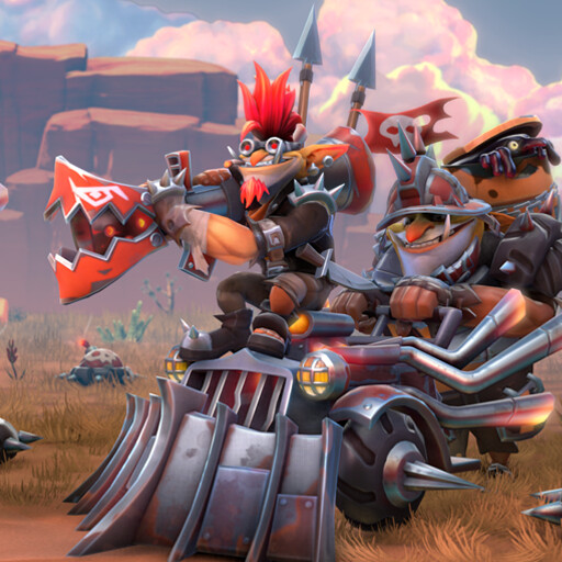 ArtStation - Dota2 - 'Mad Tex: Fiery Road' Techies Set