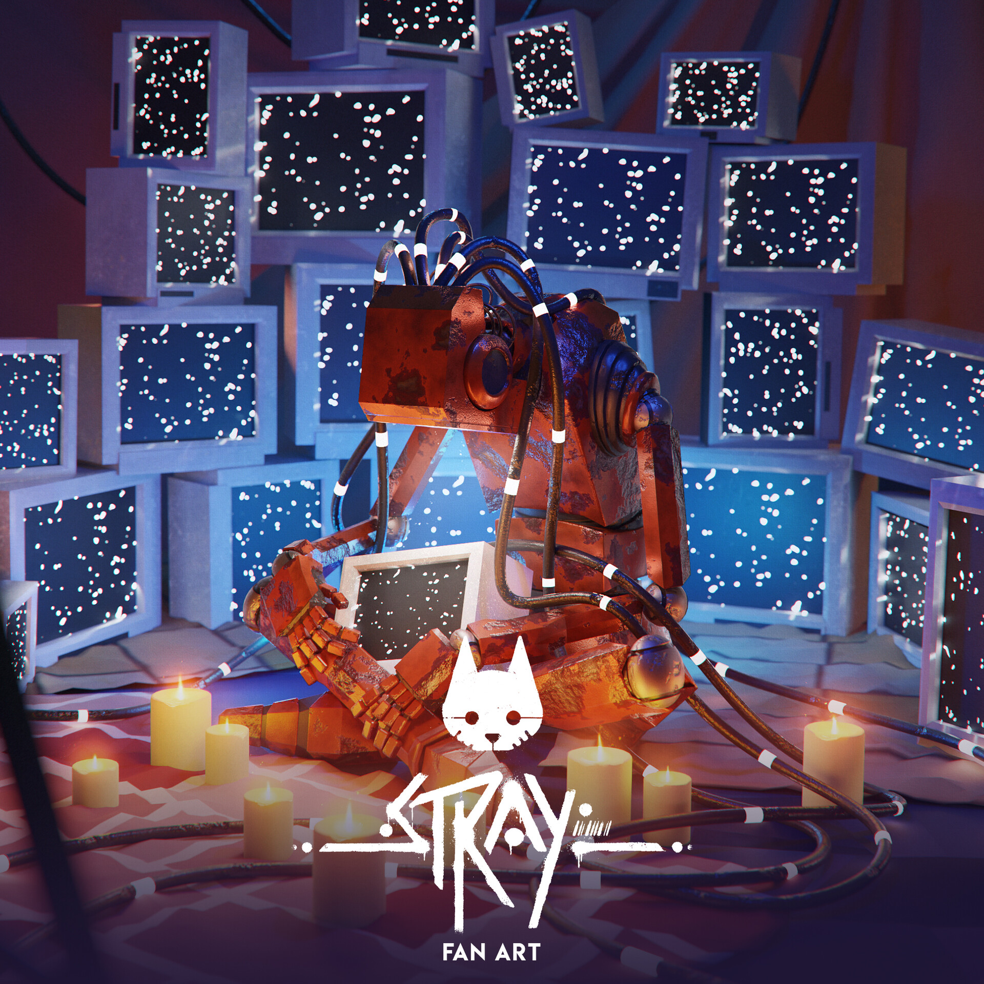 ArtStation - Robot from Stray