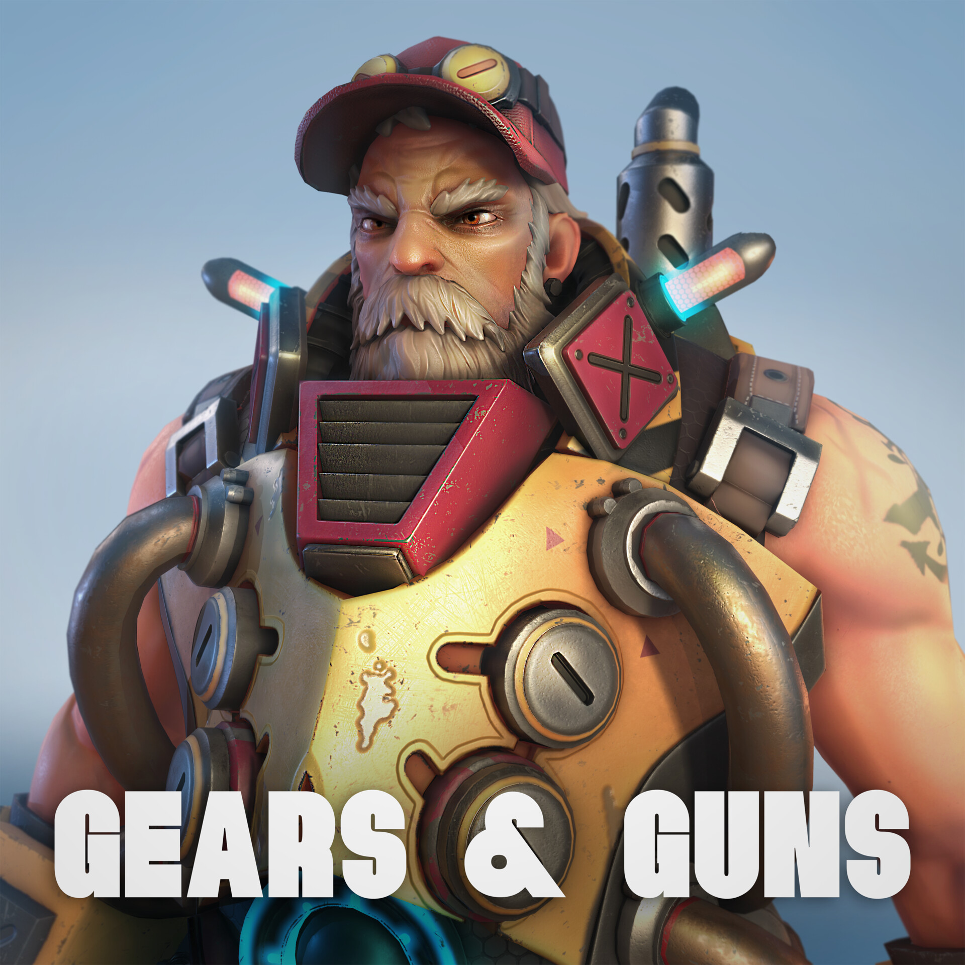 ArtStation - Engineer 3D model for a MOBA