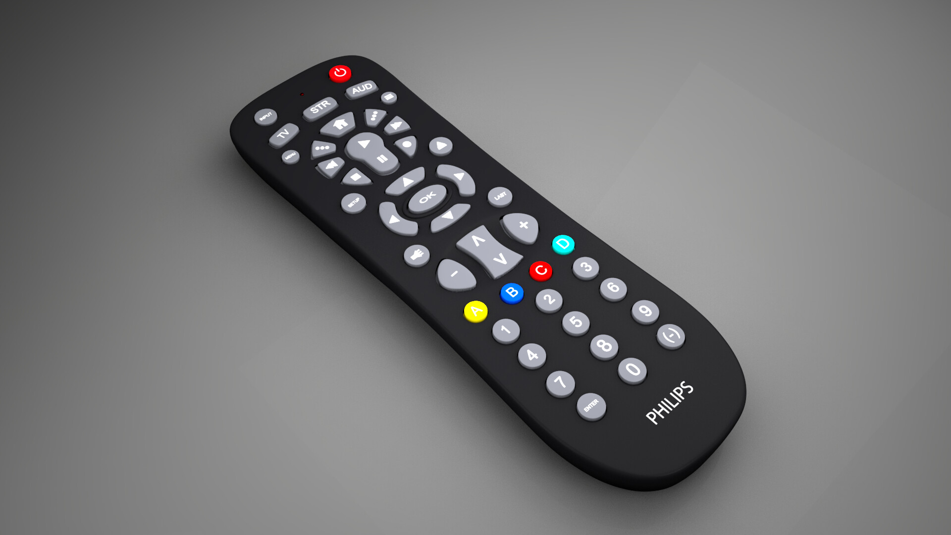 ArtStation - PRODUCT PACKSHOT - TV REMOTE