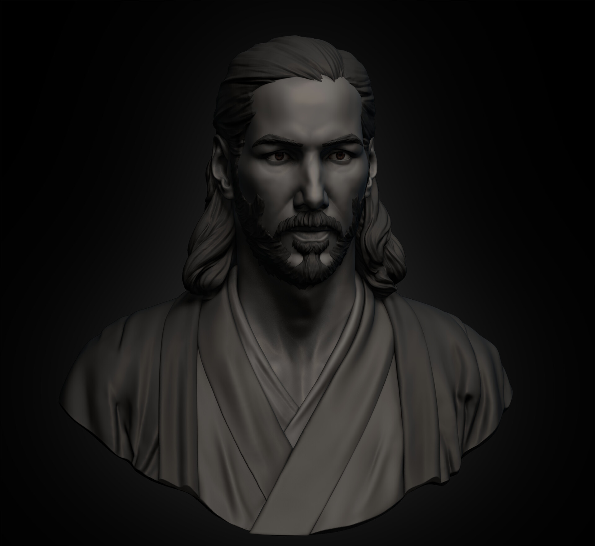 ArtStation - Keanu Reeves Portrait