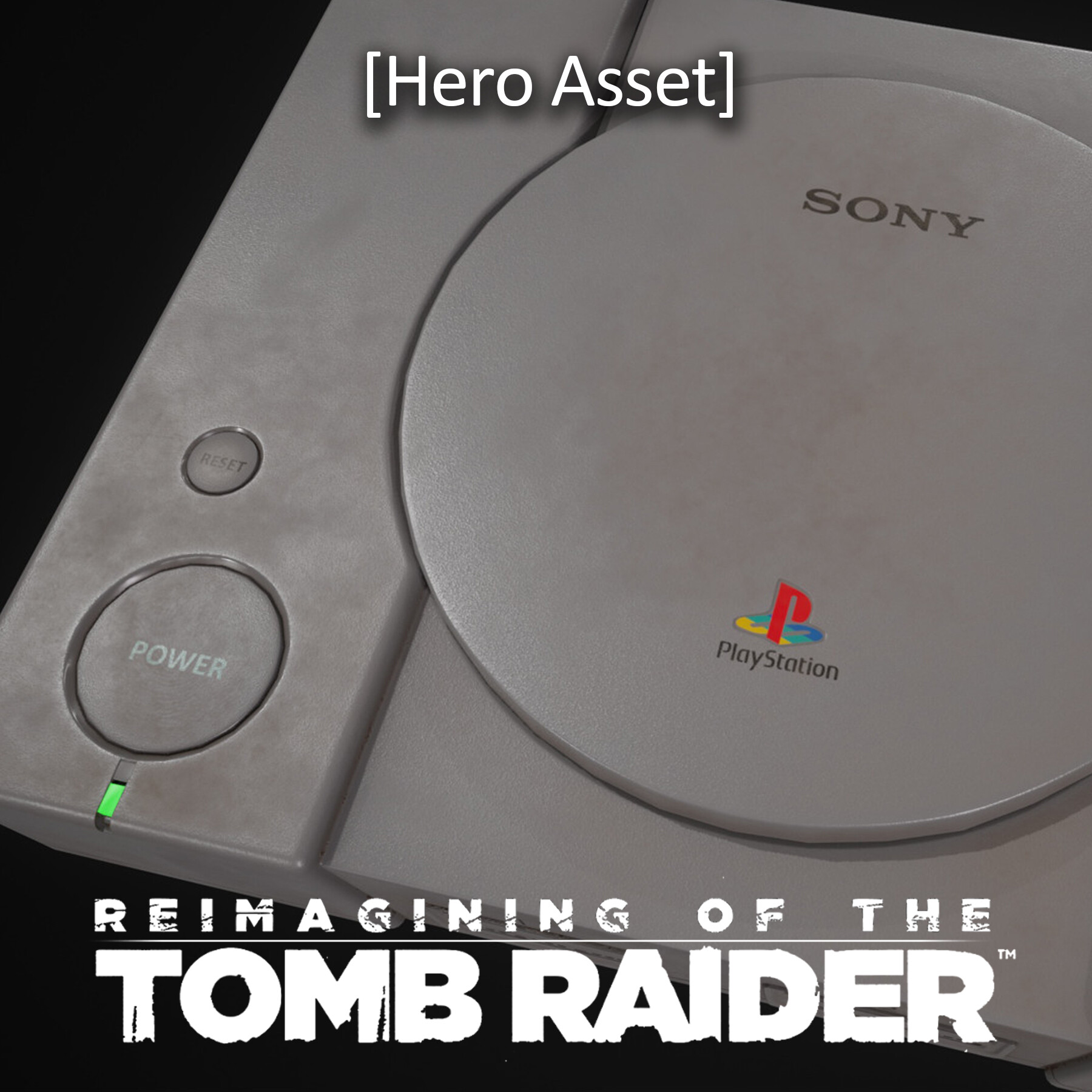 ArtStation - TOMB RAIDER: Reimagined - PS1 Console