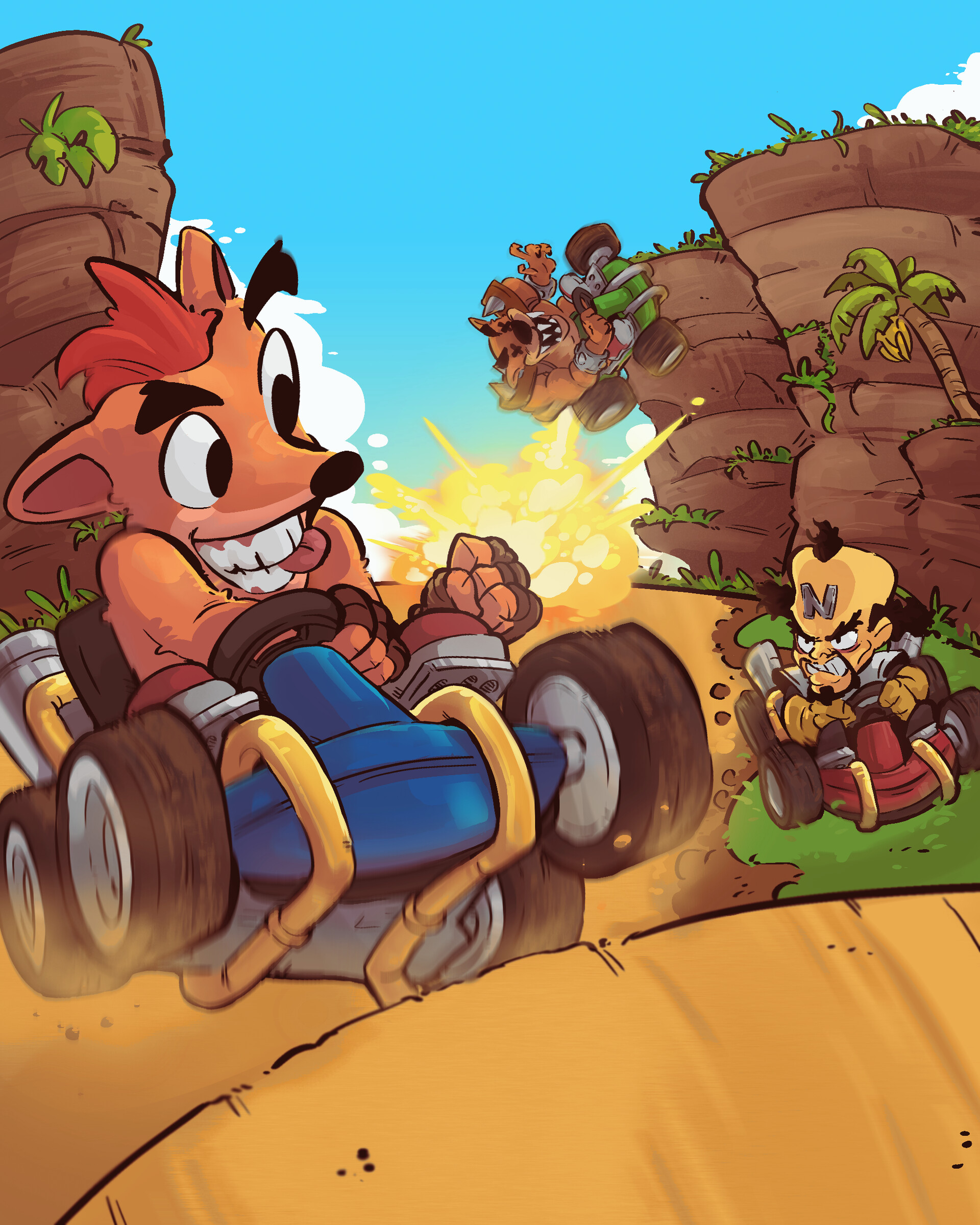 ArtStation - Crash Team Racing