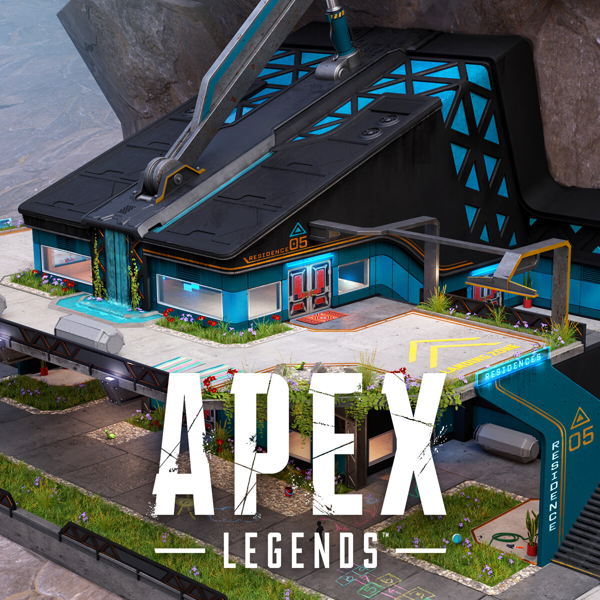 ArtStation - Apex Legends: Eclipse – Broken Moon – Residences concept art