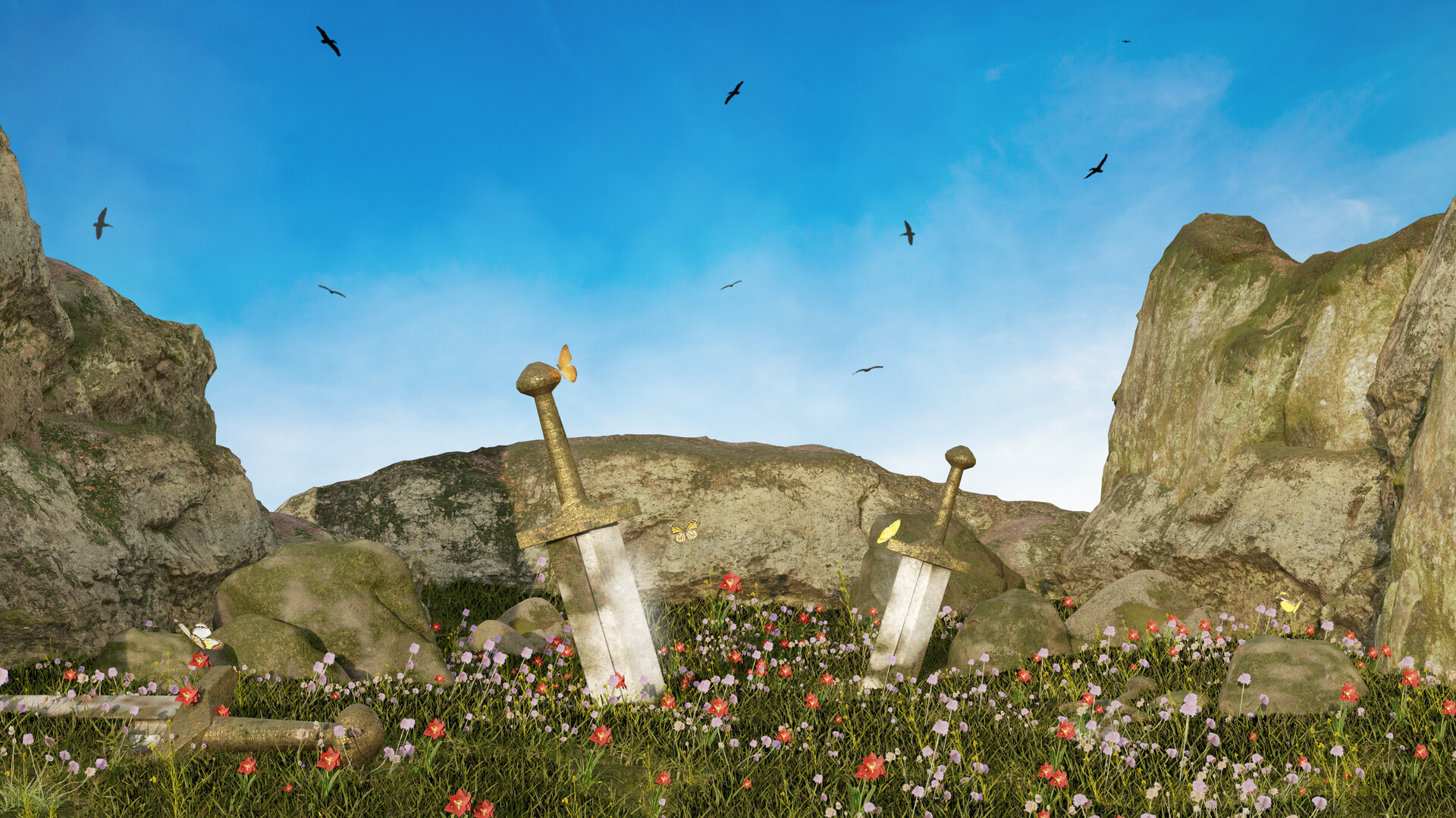 ArtStation - Fallen Swords