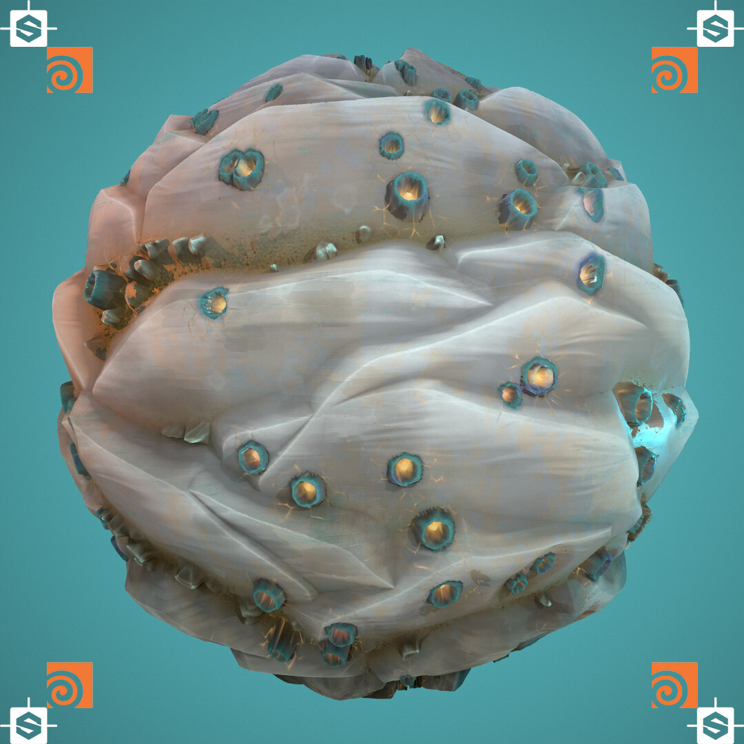 ArtStation - Rock Alien Material