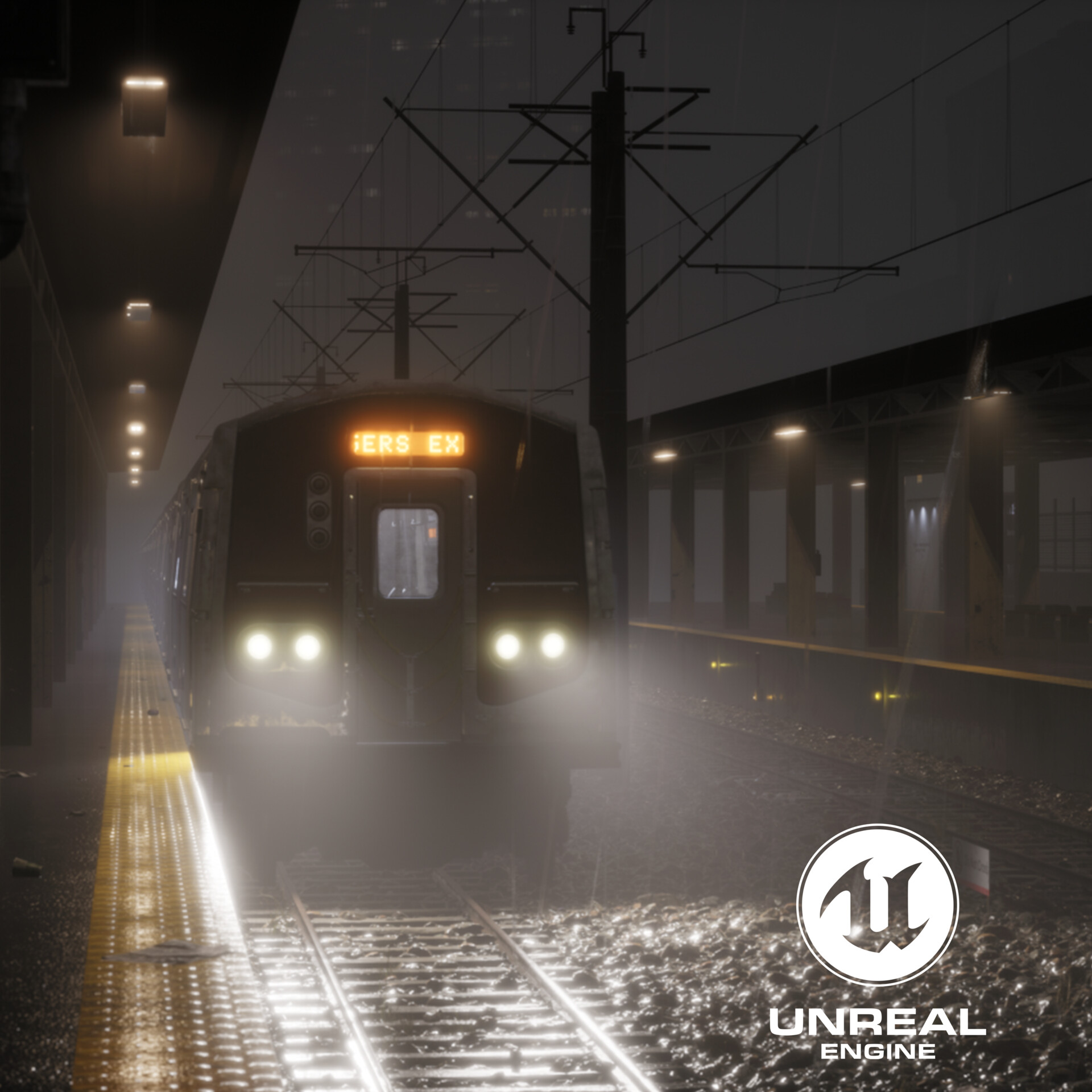 ArtStation - Train Station UE4