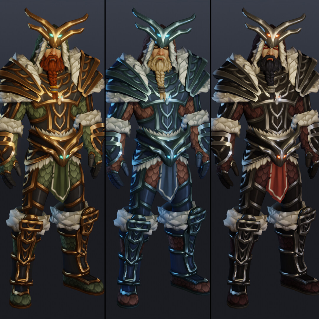 ArtStation - Stylized armor concept & textures