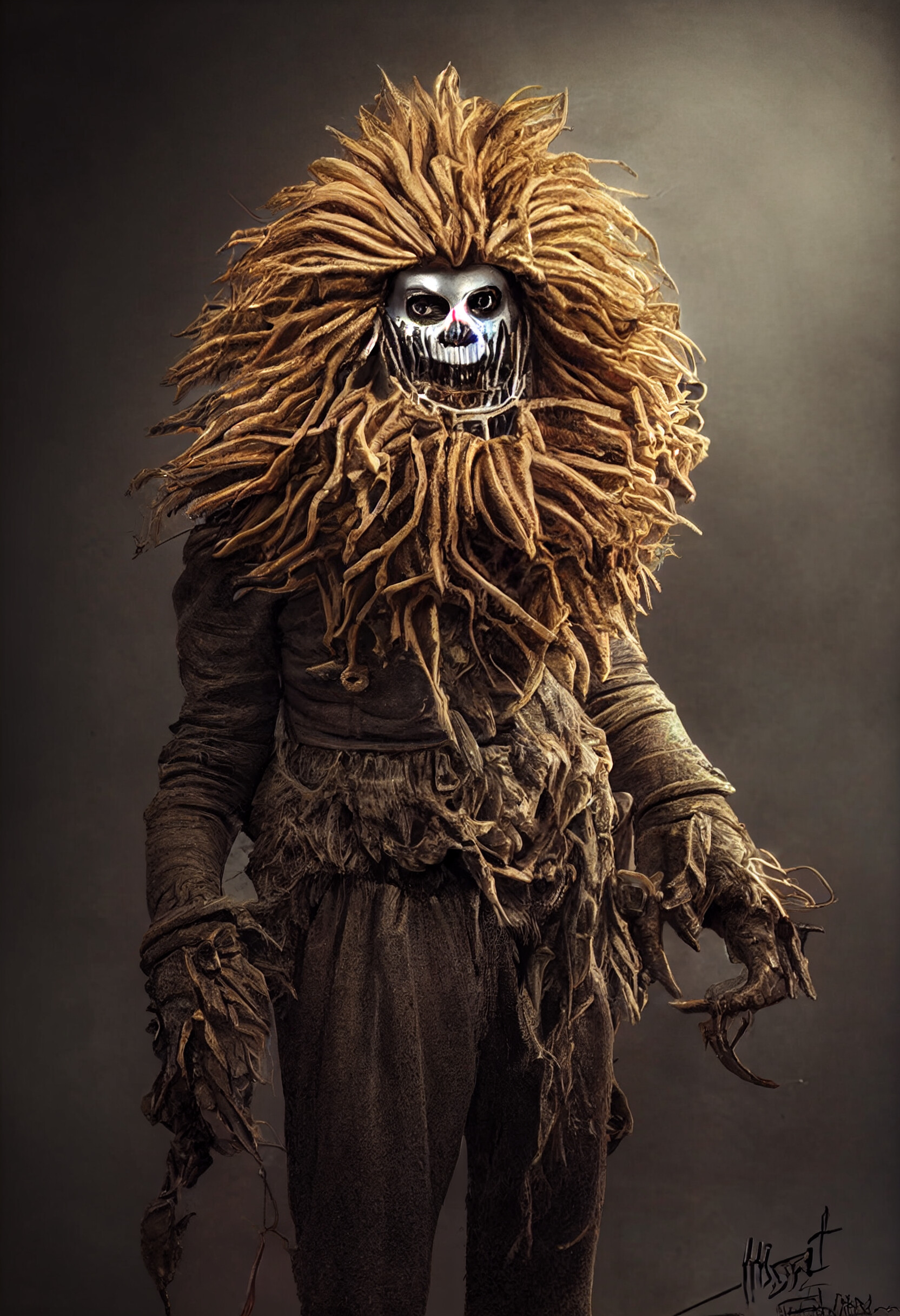 ArtStation - The Tin Lion Scarecrow