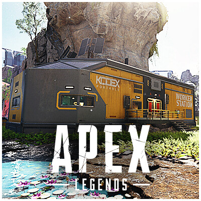 ArtStation - Apex Legends: Eclipse – Broken Moon – Industrial Building