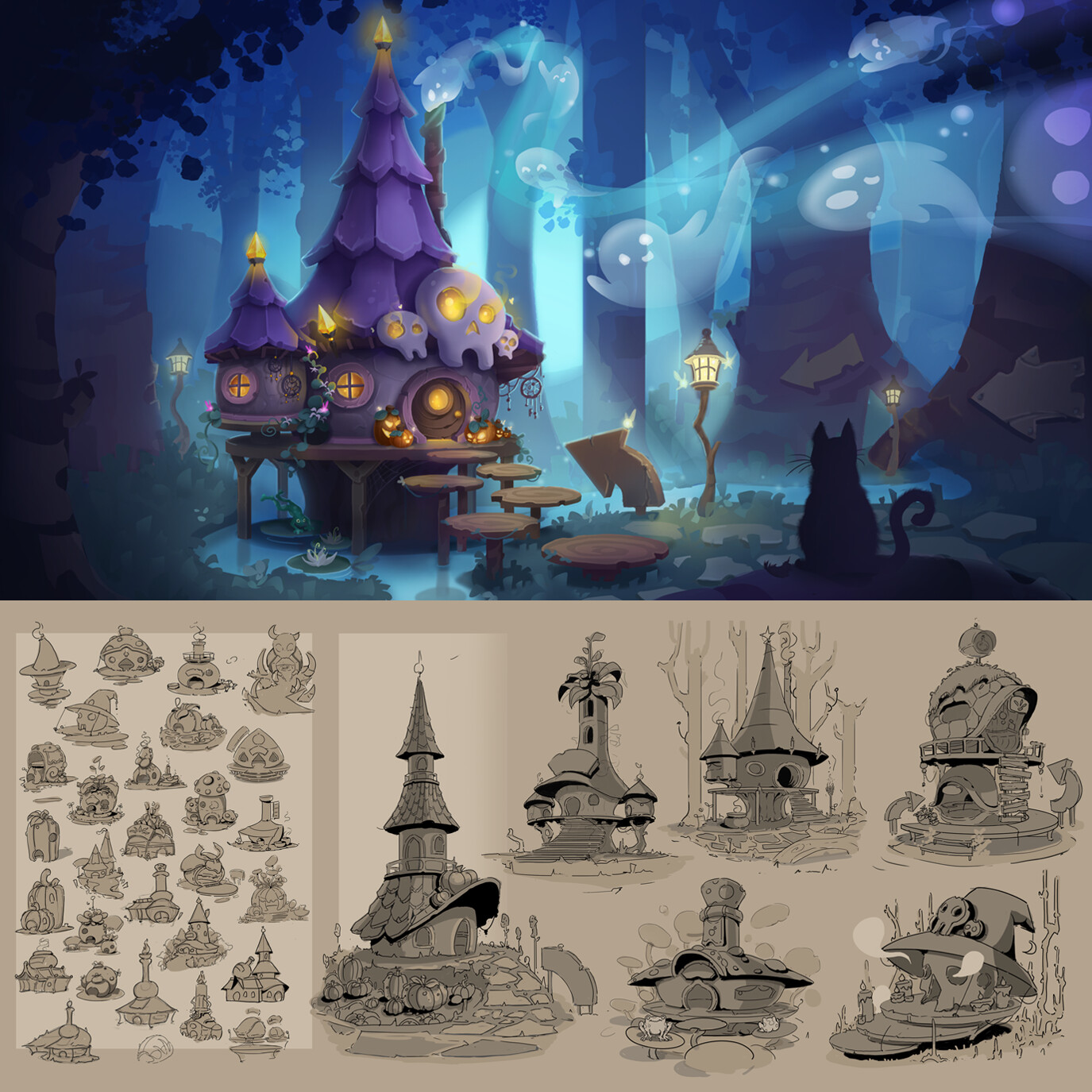 ArtStation - Crescent Witch Concepts
