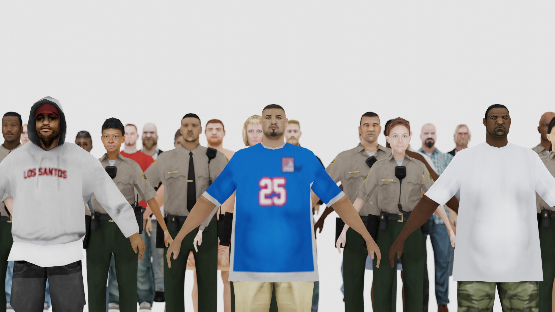 Braindawg - SAMP - Red County Roleplay Skinpack (And others)