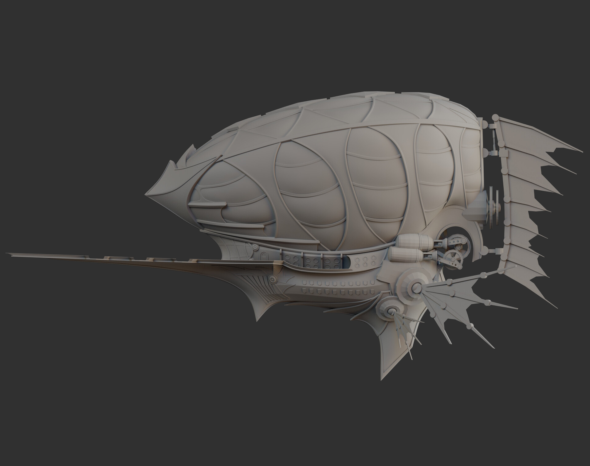 ArtStation - WIP GW2 Airship Fanart