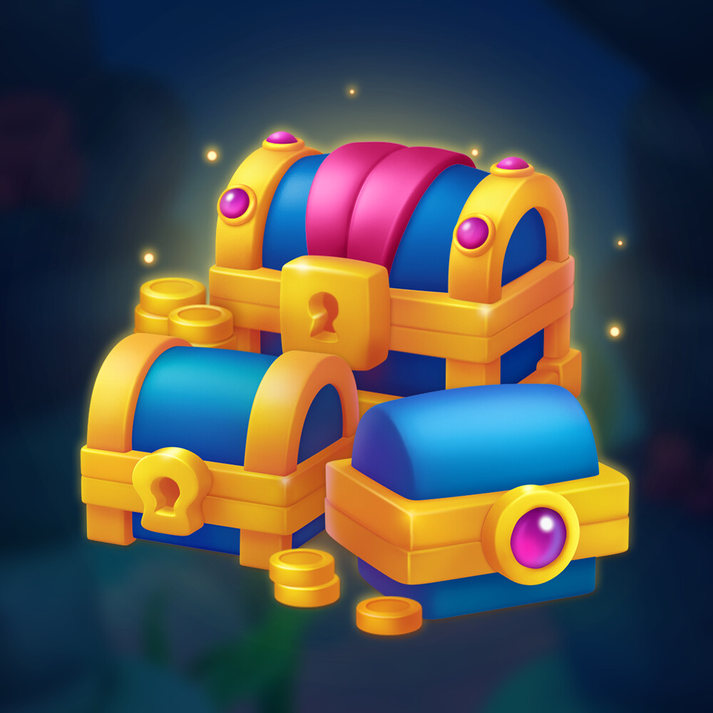 ArtStation - Treasure!. UI