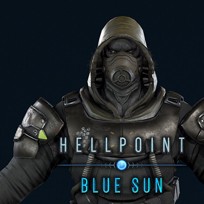 ArtStation - Hellpoint - Blue Sun DLC - Radiation_Armor