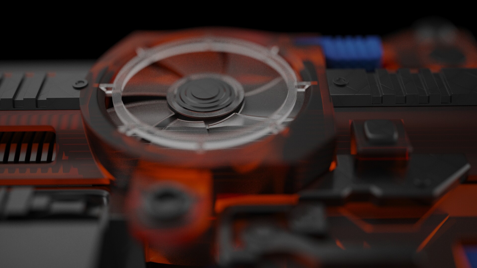 ArtStation - Air cooled experimental Rifle