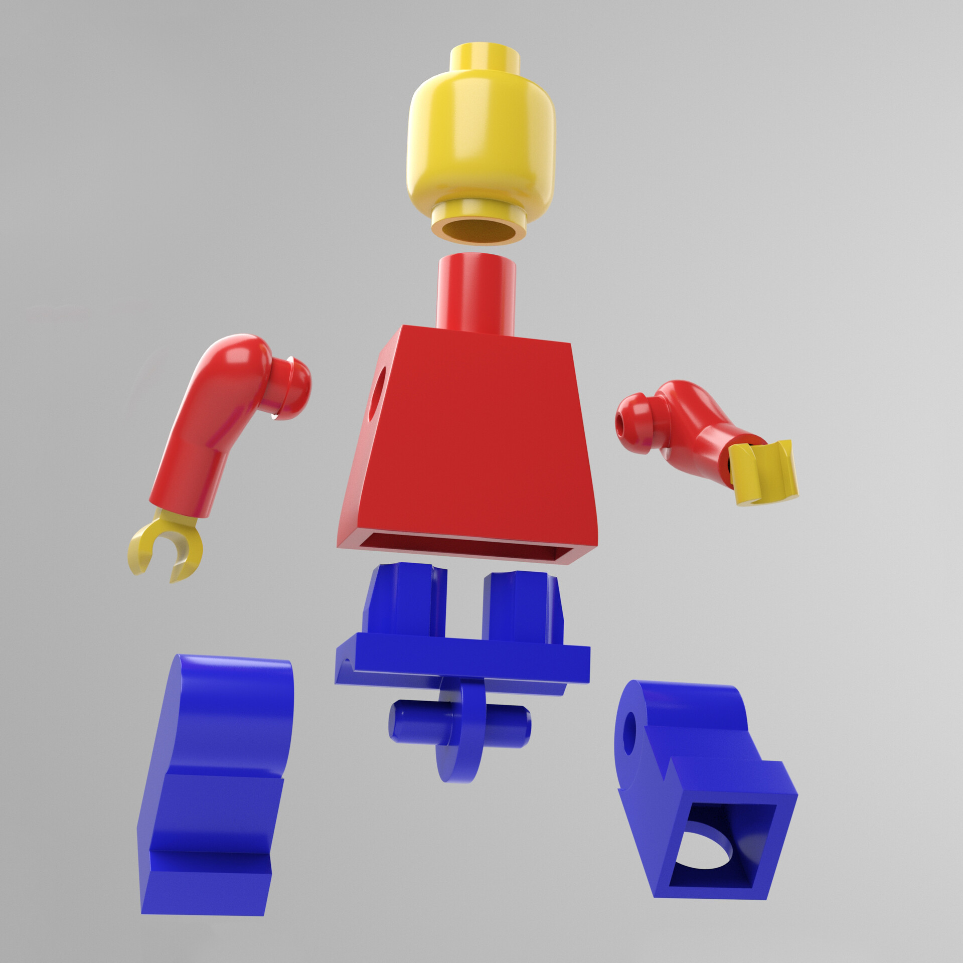 ArtStation - Lego 3D Model | 3DS Max