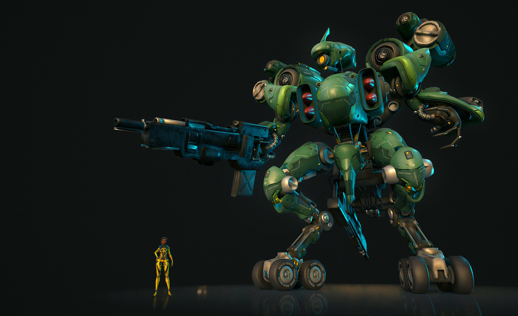 ArtStation - Mech: Grass Hopper