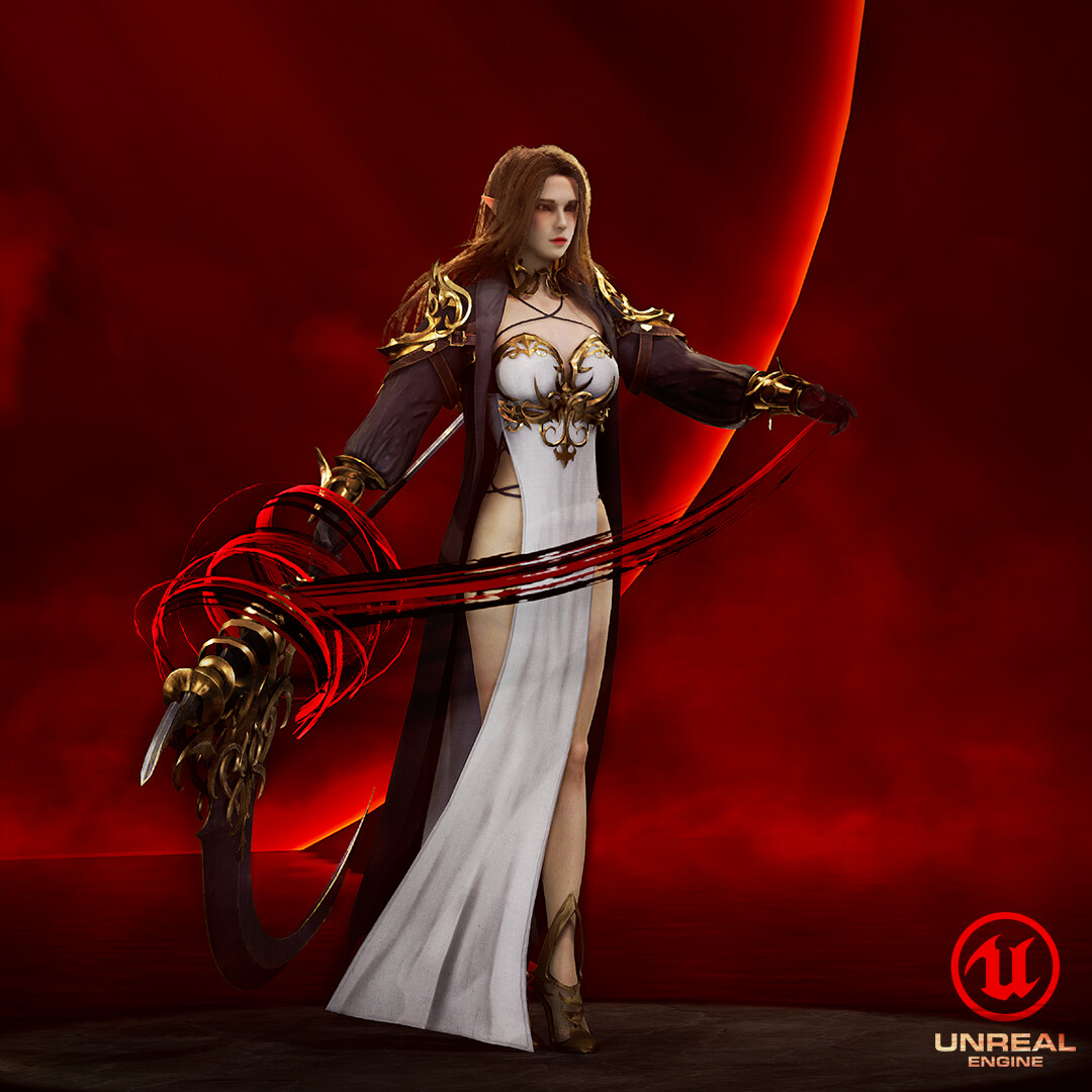 ArtStation - Elf Reaper l UE4 Project