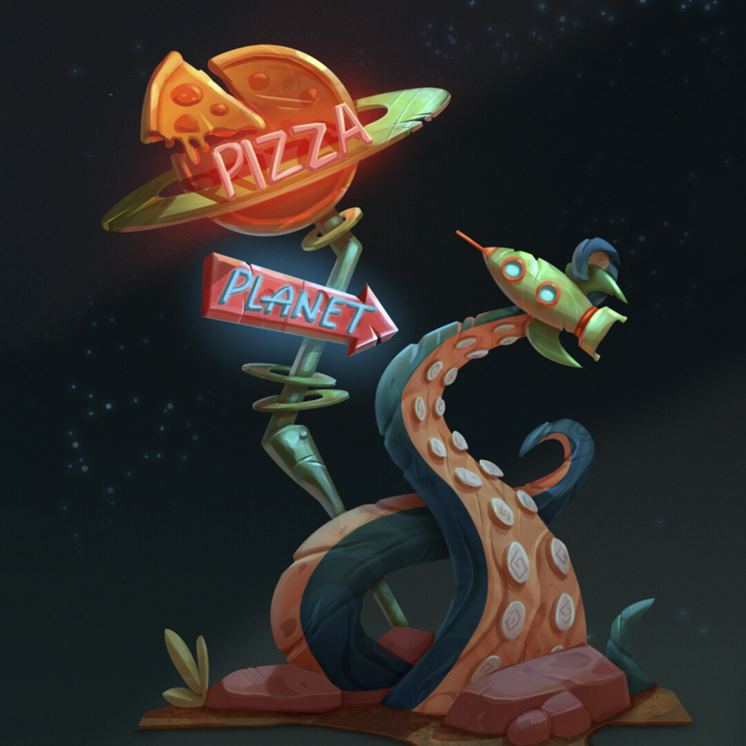 ArtStation - Space pizza