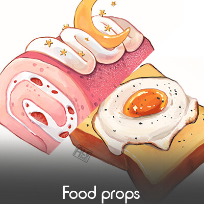 ArtStation - Food props - Game art