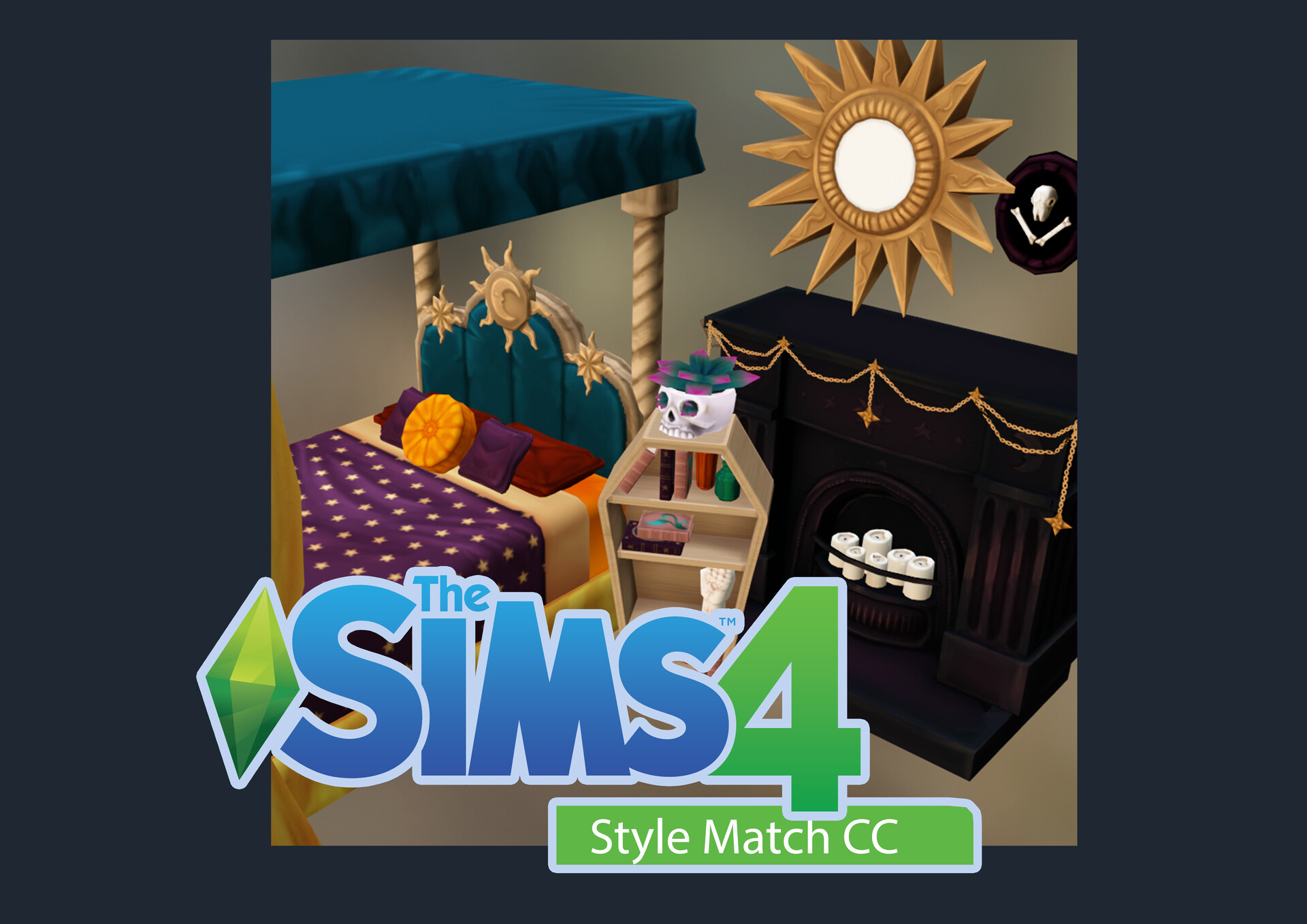 ArtStation - Sims 4 CC: Whimsigoth Pack