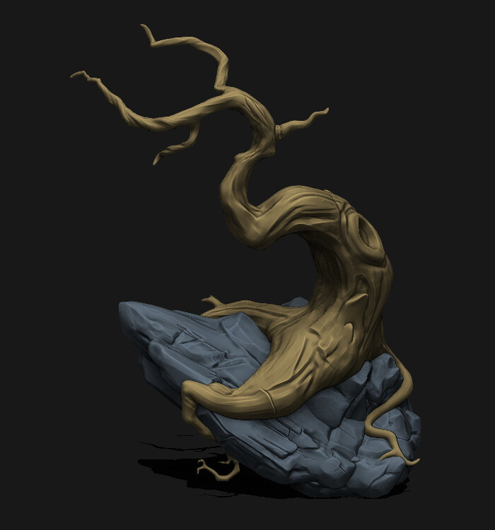 ArtStation - ZBrush Practice - Tree