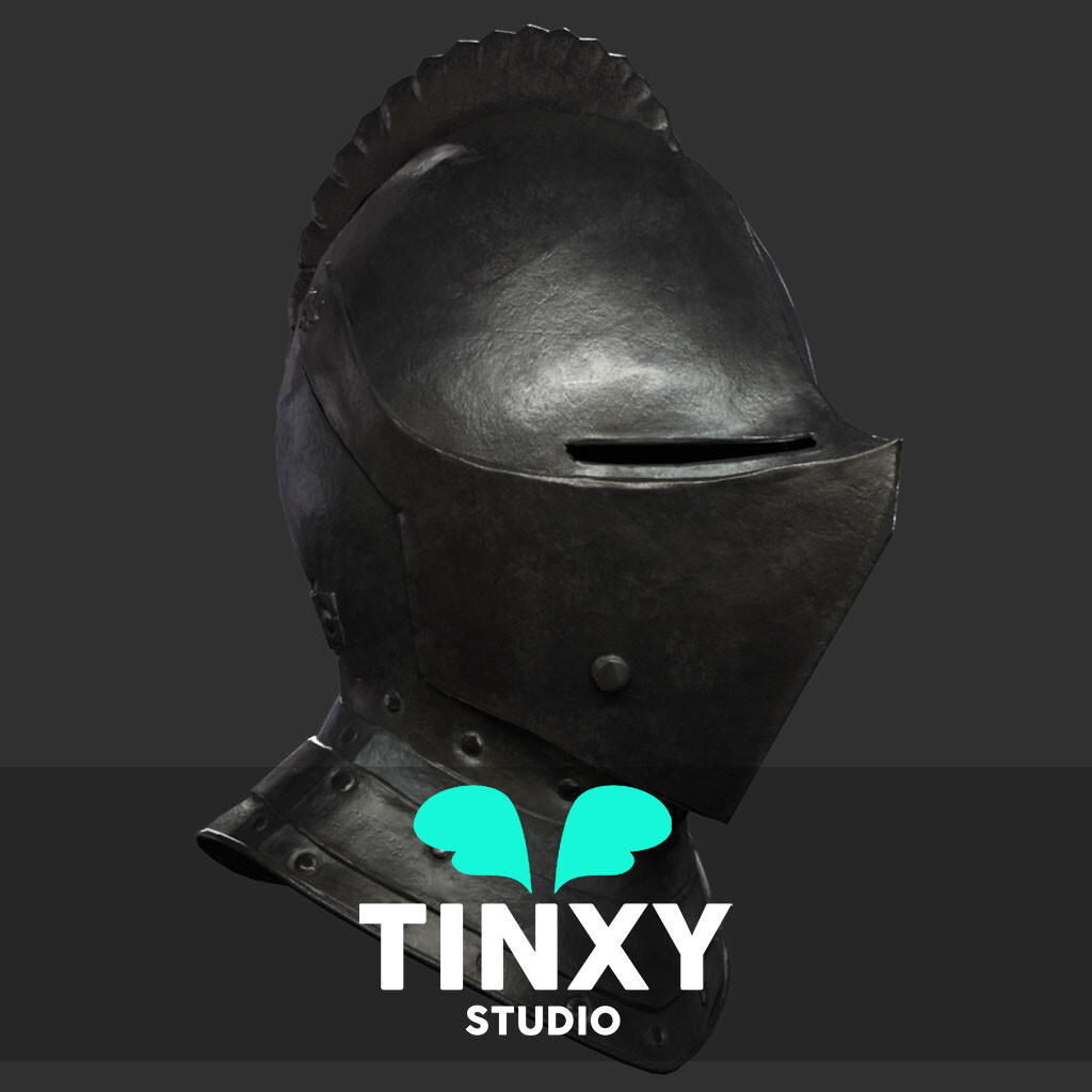 ArtStation - Knight_Helmet