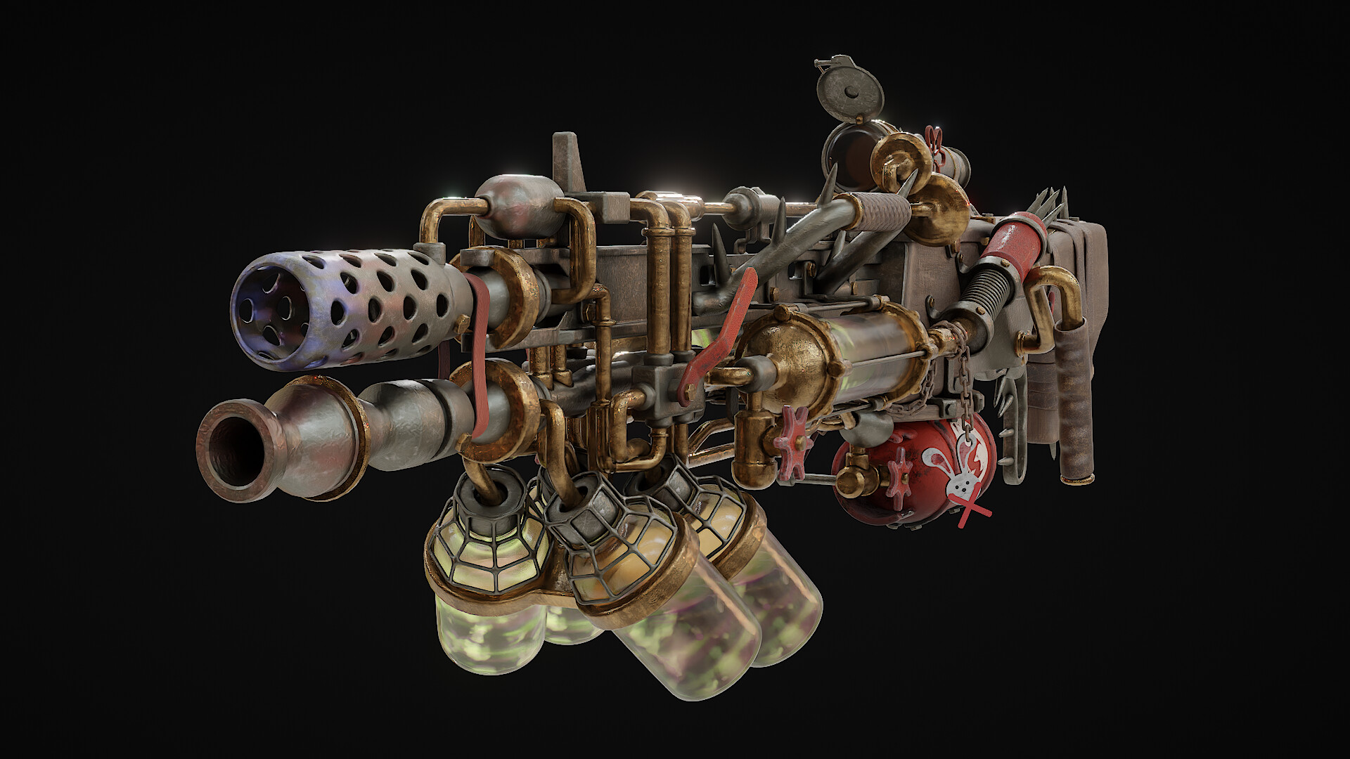 ArtStation - Steampunk Gun