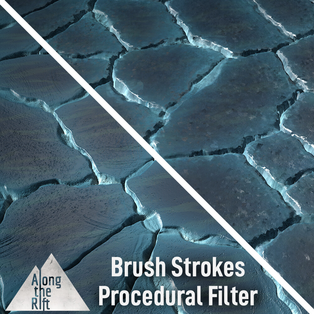 ArtStation - Along The Rift: Brush Strokes Procedural Filter
