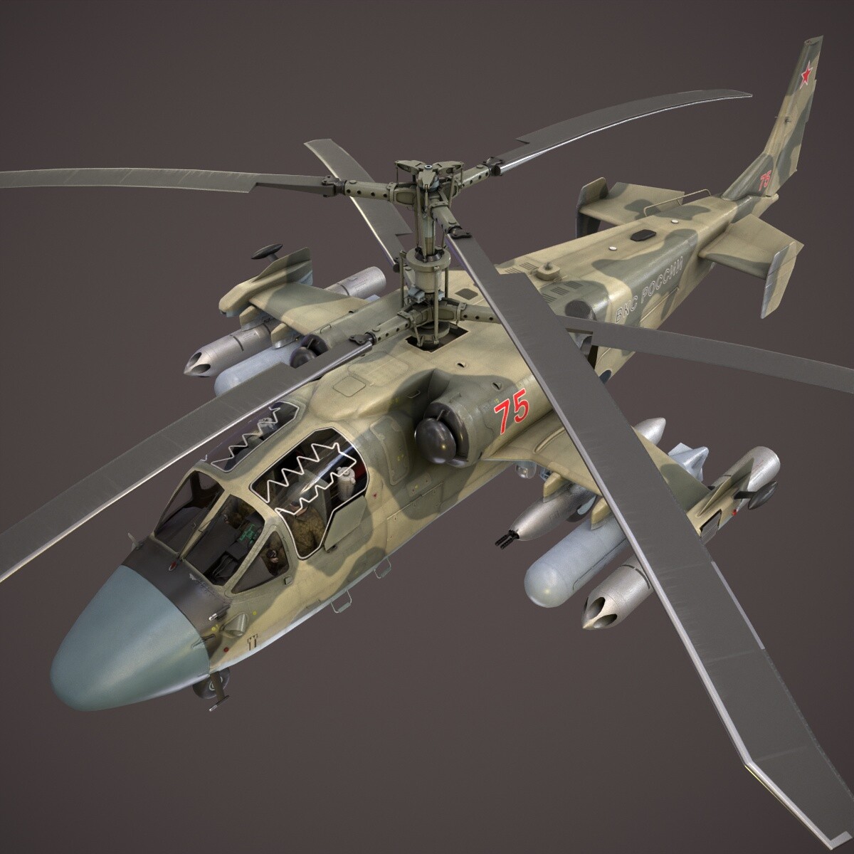 ArtStation - Kamov Ka-52 "Alligator"
