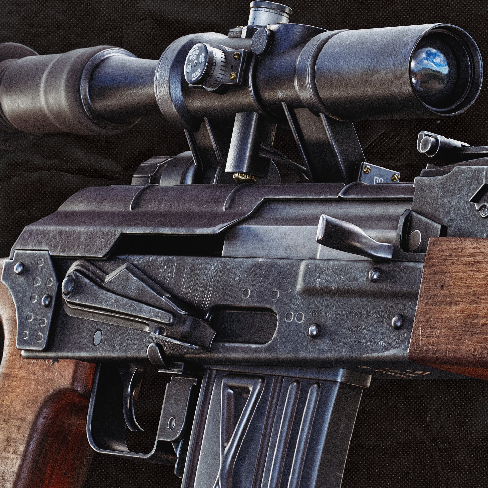 ArtStation - PSL 54C Rifle