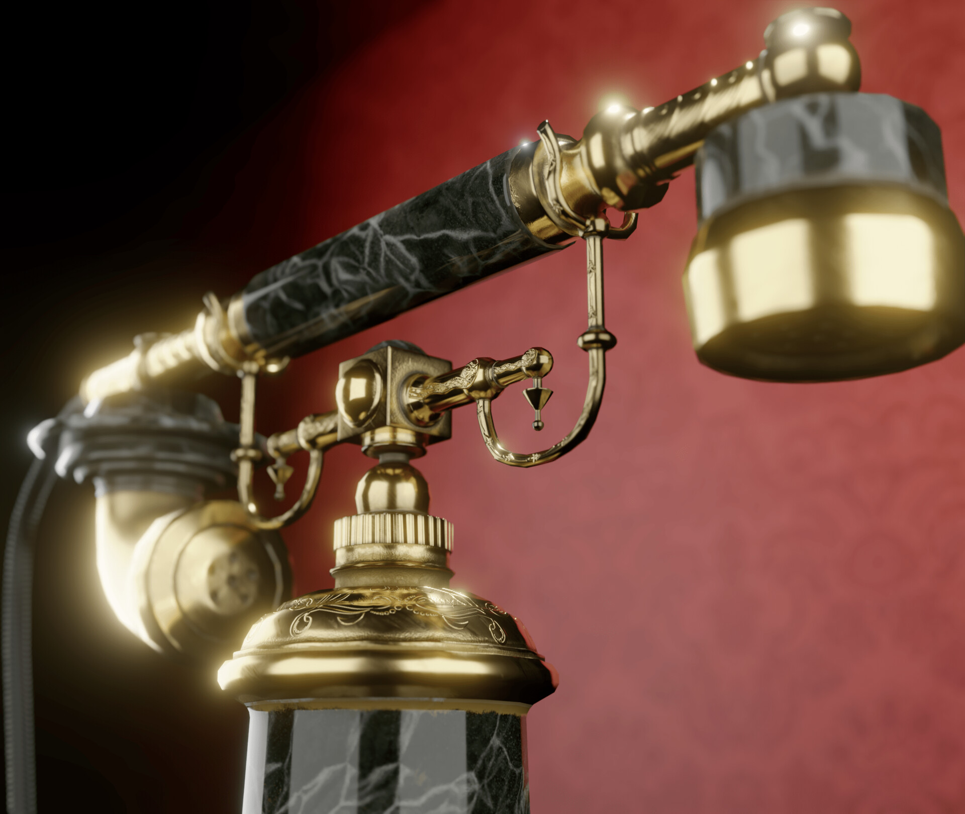 ArtStation - Vintage Telephone