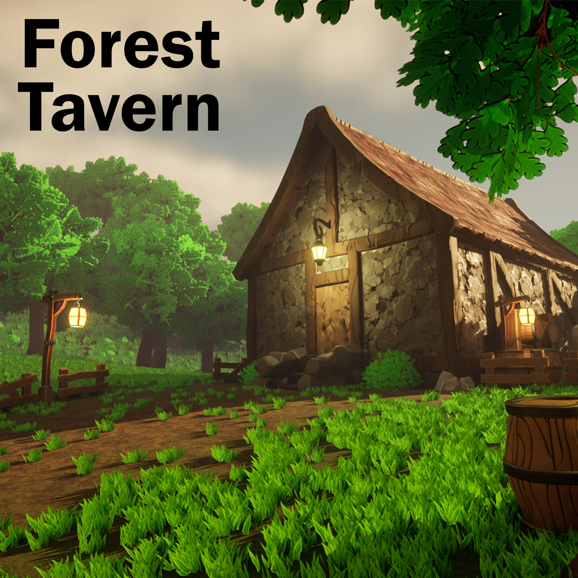 ArtStation - Forest Tavern Environment