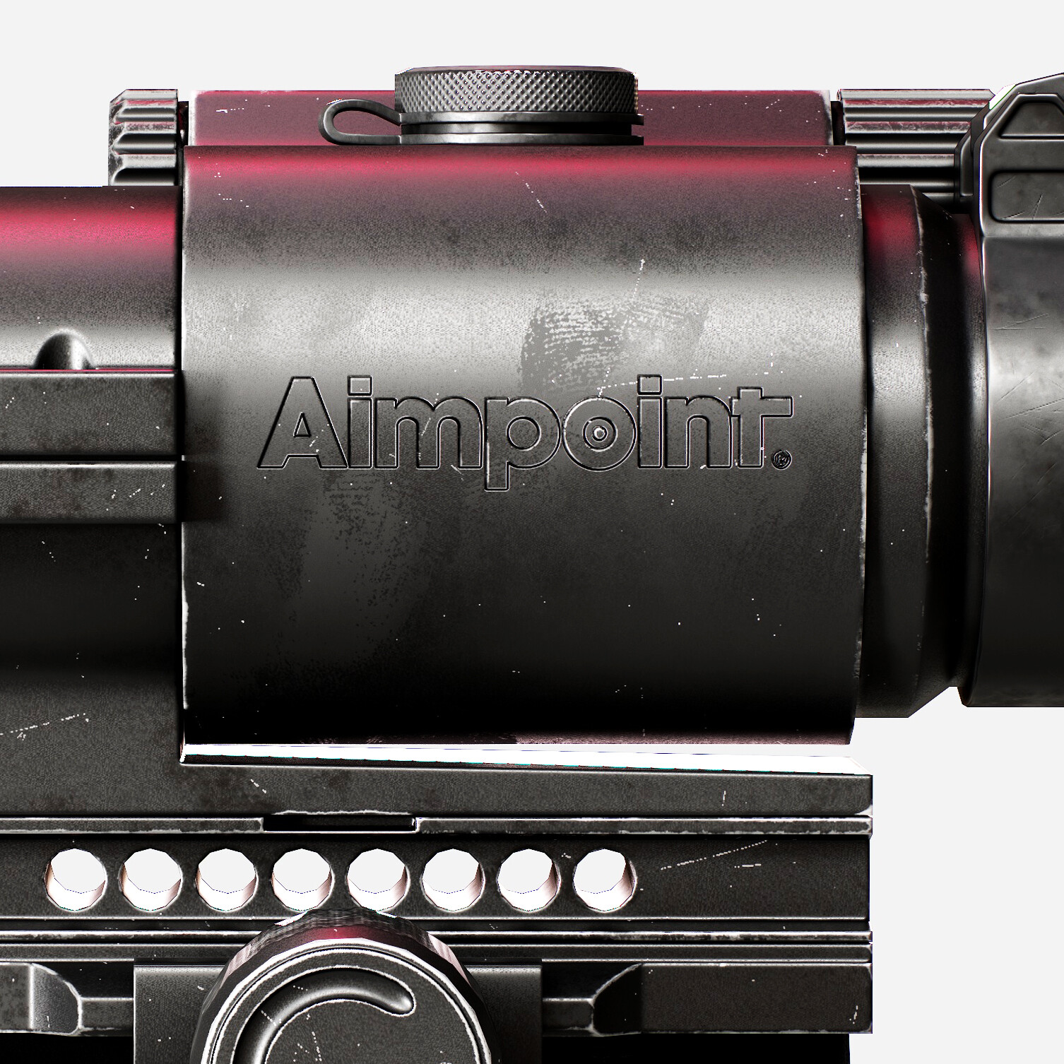 ArtStation - Aimpoint Pro Game-Ready Optic Attachment.