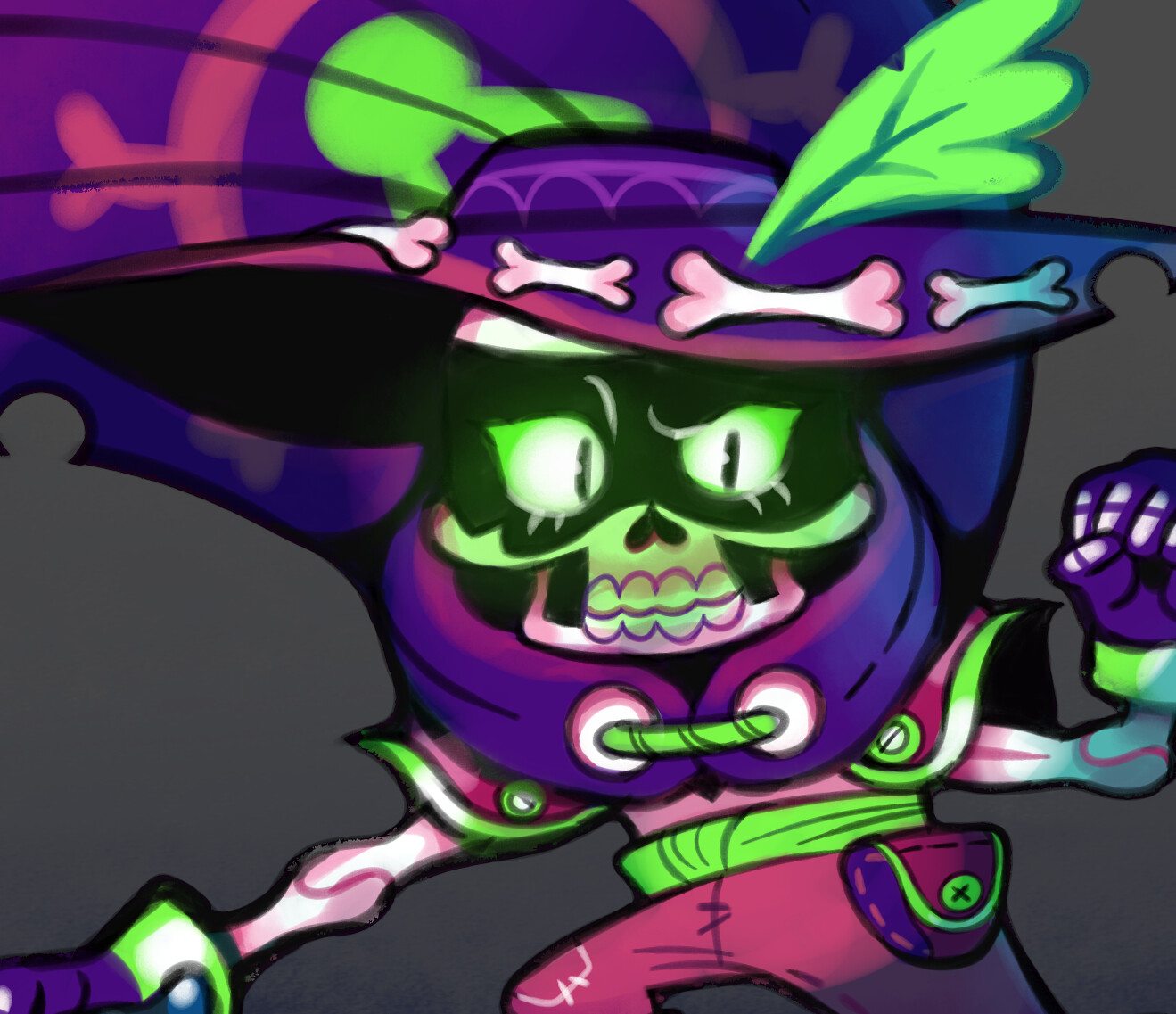 ArtStation - "Caveira" - Character Design - Encomenda